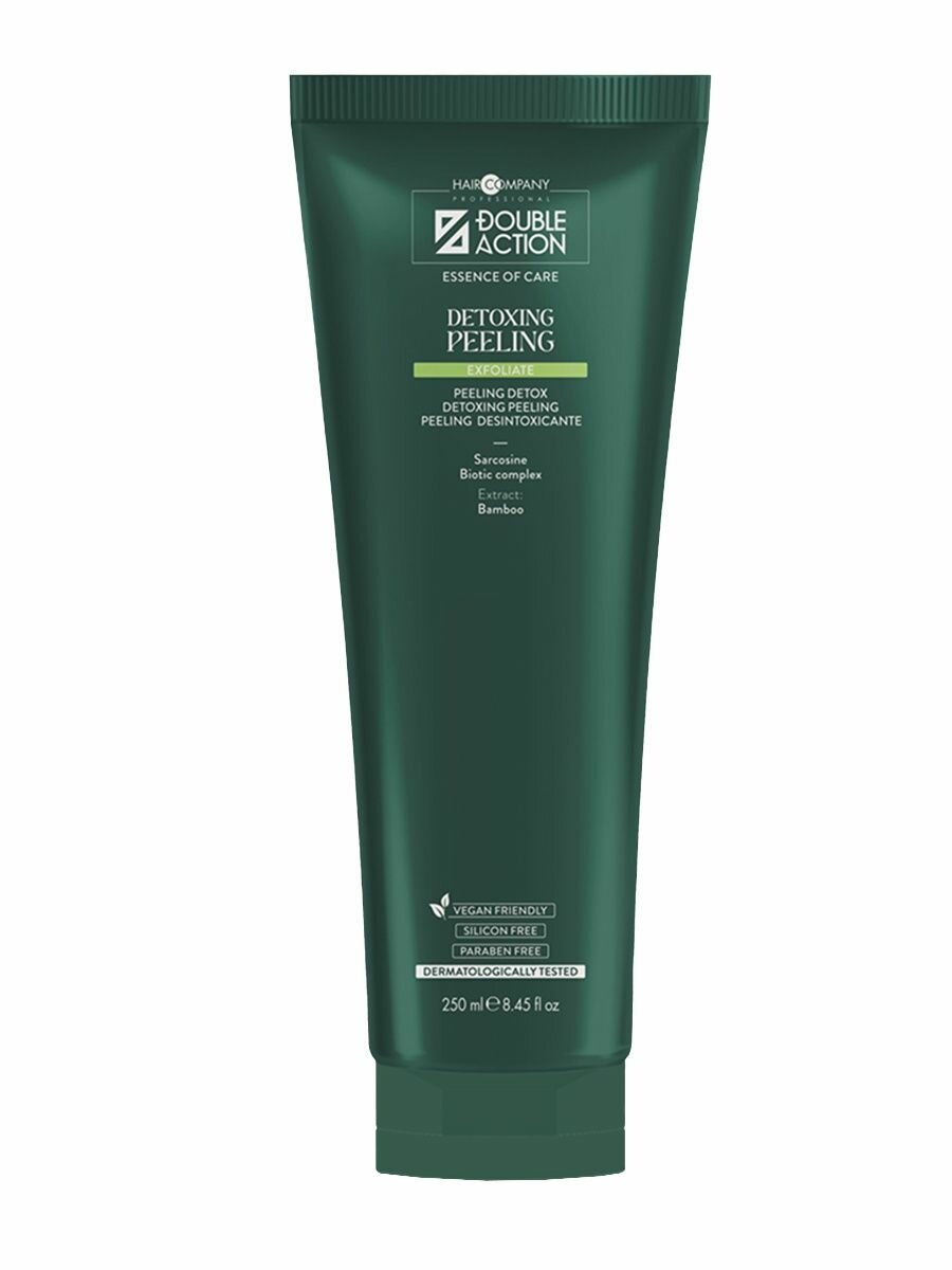 Hair Company Professional Крем-скраб для кожи головы DOUBLE ACTION, 250 мл