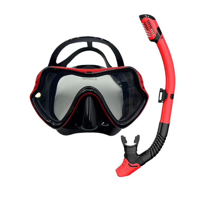 Маска для снорклинга Sanbao 2025, модель для подводного плавания, комплект с полностью сухим шноркелем, оборудование для плавания и снорклинга.