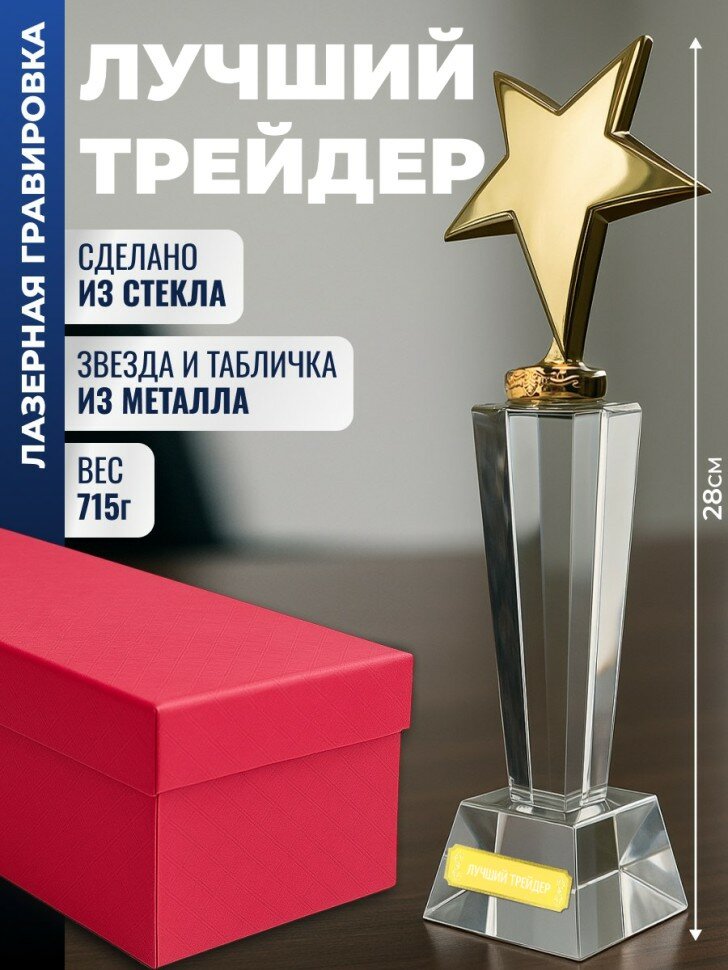 Наградная стела "Лучший трейдер"
