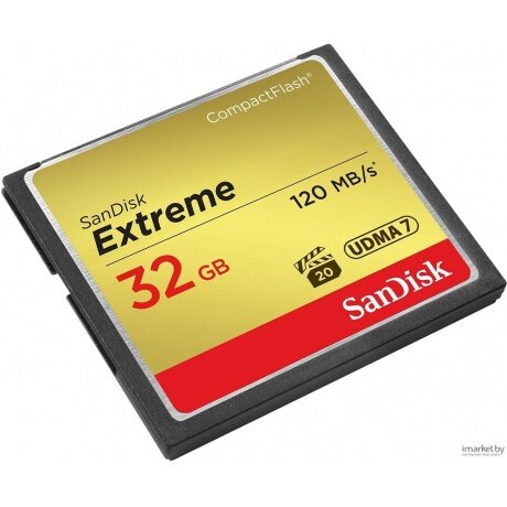 Карта памяти SanDisk Extreme CF 120MB/s 85MB/s write UDMA7 32GB