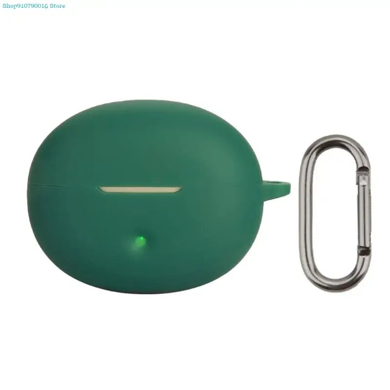 Силиконовый чехол для наушников QCY C50 Dark green