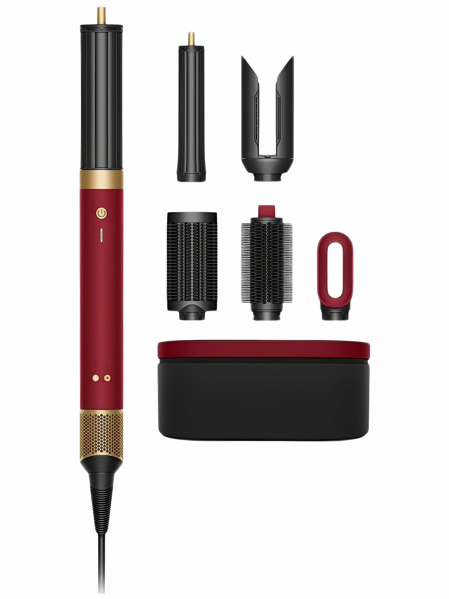 Фен-стайлер Dyson HS09 Airwrap Co-anda 2x Red/Velvet Gold SG