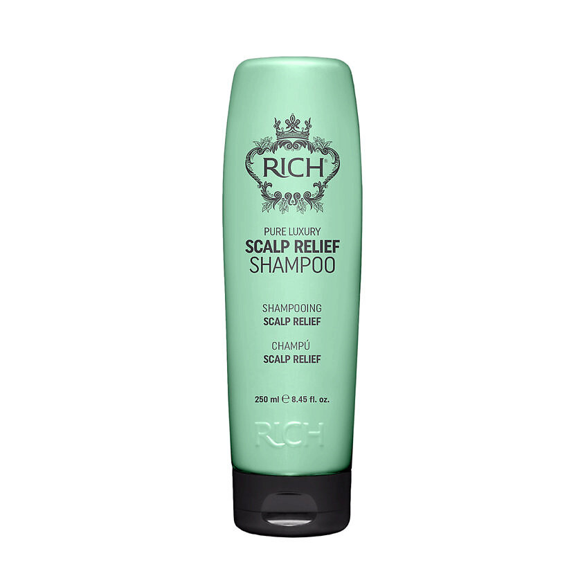 RICH Шампунь для чувствительной кожи головы Pure Luxury Scalp Relief Shampoo, 250 мл