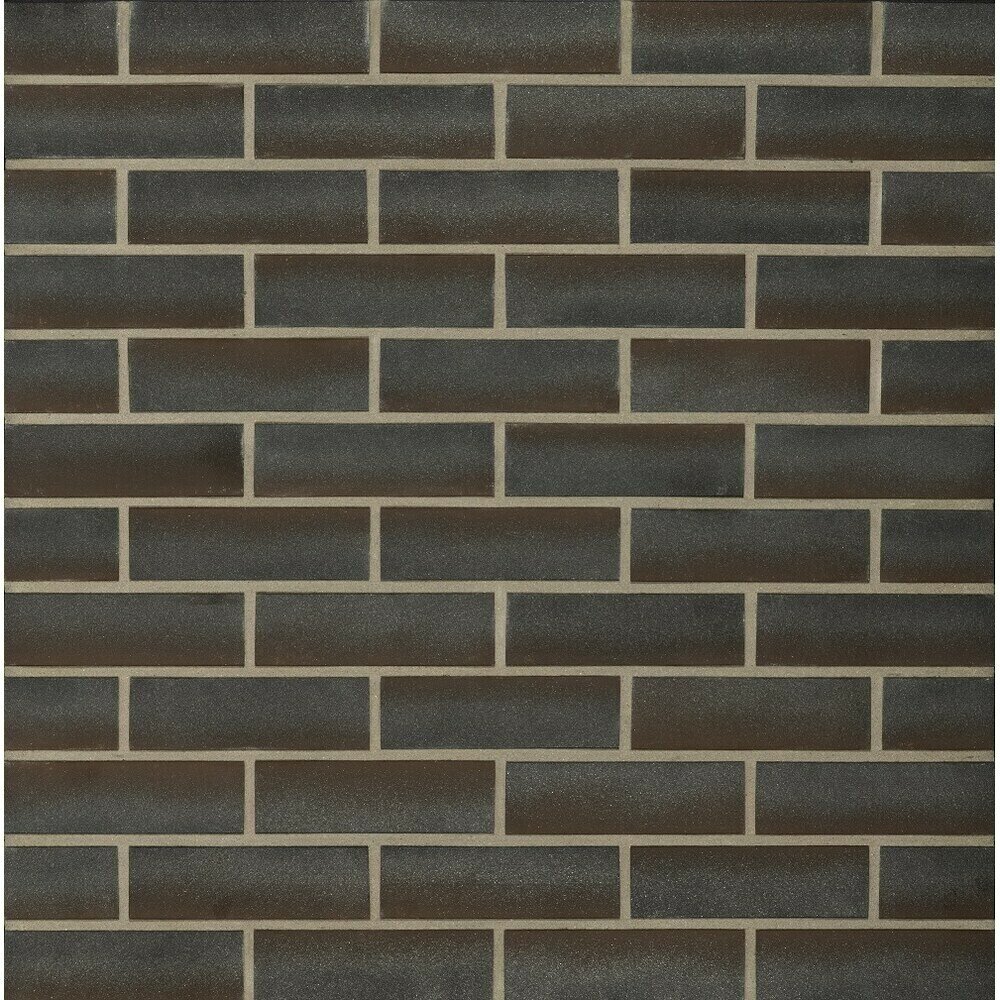 Клинкерная плитка для фасада ЛСР Фаварис Декор (30 шт.= 0,52 кв. м) коричневая 240х71х13,5 мм