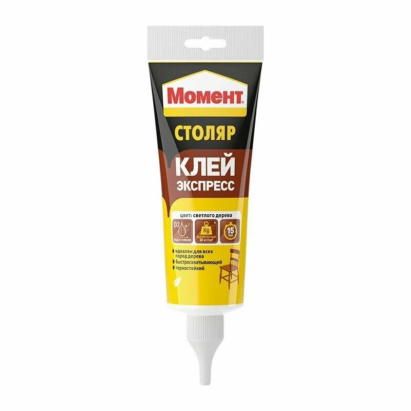 Экспресс клей 125 г Момент Столяр 3000292