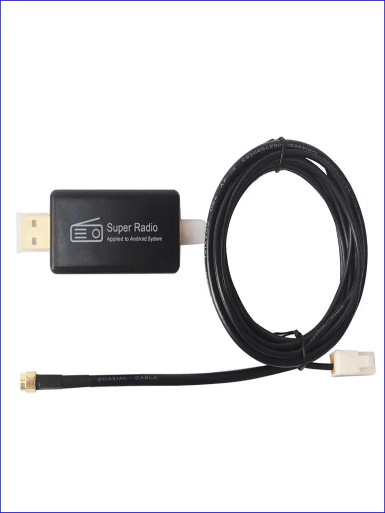 USB-кит Super Radio для авто, тюнер FM/AM с RDS, коаксиальный кабель, для Android
