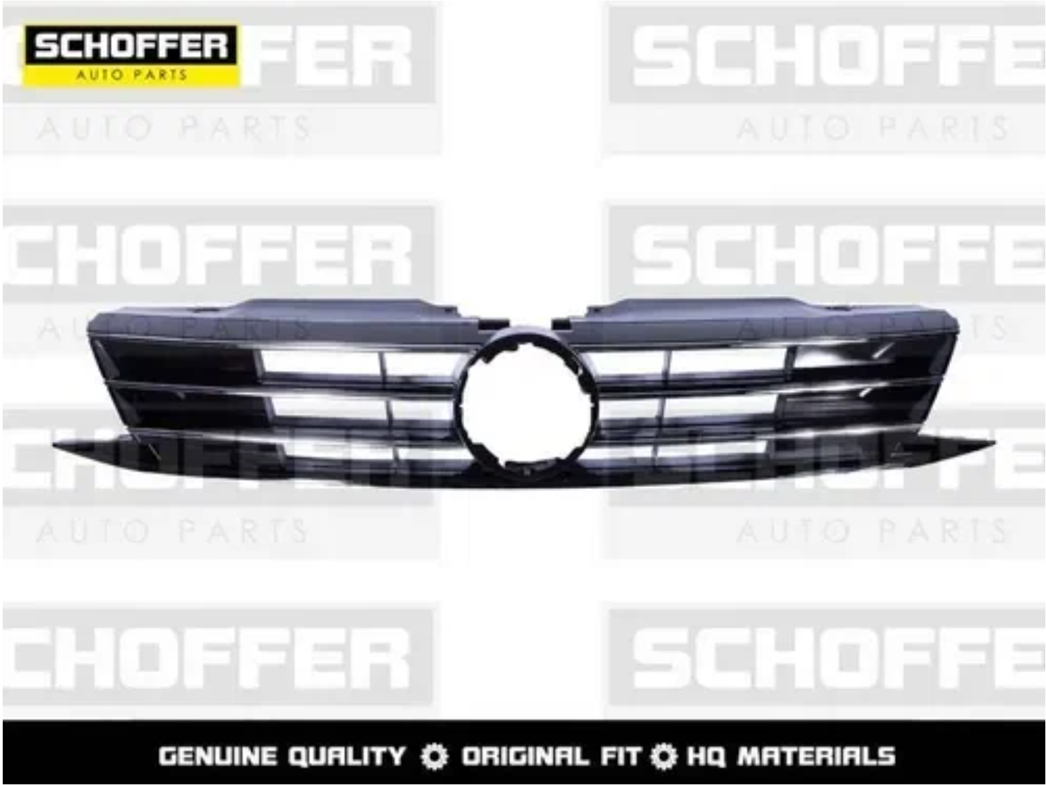 Решетка радиатора Volkswagen Jetta (2014-1019), черный, SHF-02733