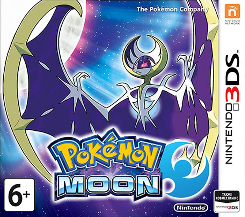 Игра Pokemon Moon для Nintendo 3DS (английская версия, Европа)