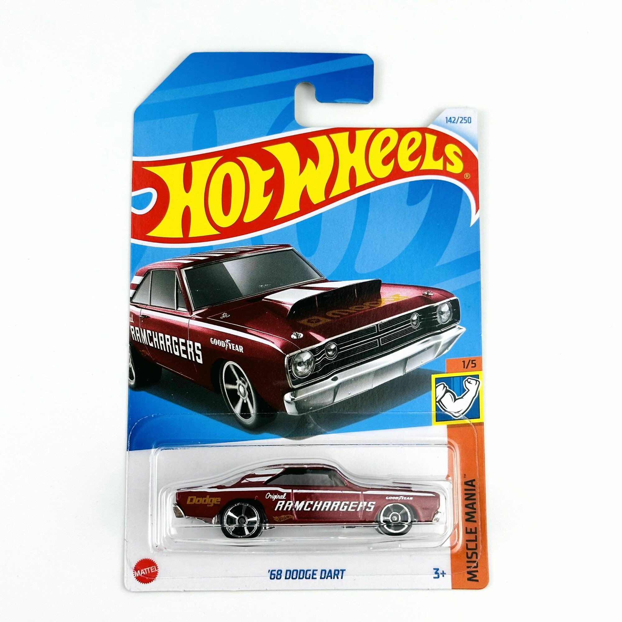 Машинка базовая Hot Wheels 68 Dodge Dart Ramchargers