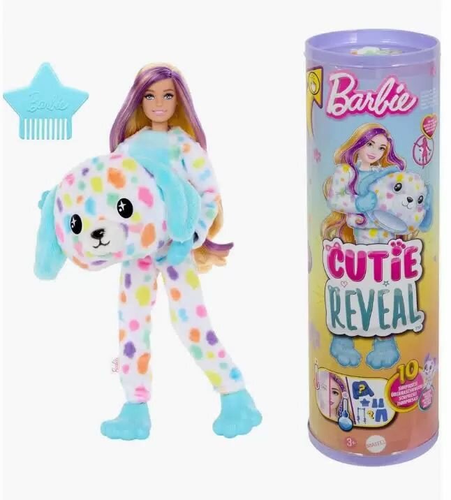 Кукла Barbie Милашка-проявляшка Cutie Reveal Собачка HRK41