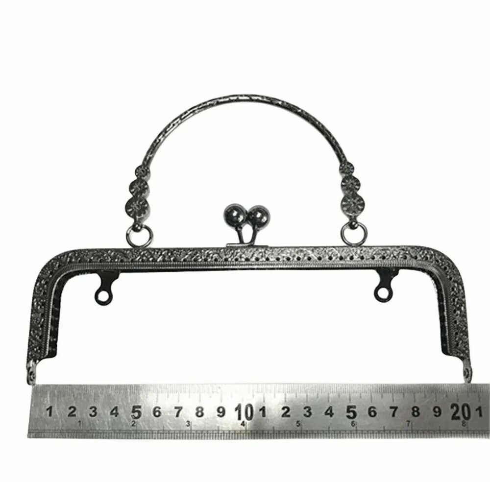 Фермуар застежка с ручкой для сумки 20 см