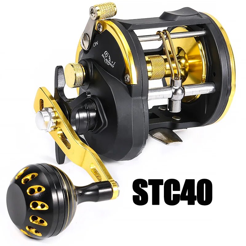 Катушка для троллинга Sougayilang 6BB 4.1:1 STC40