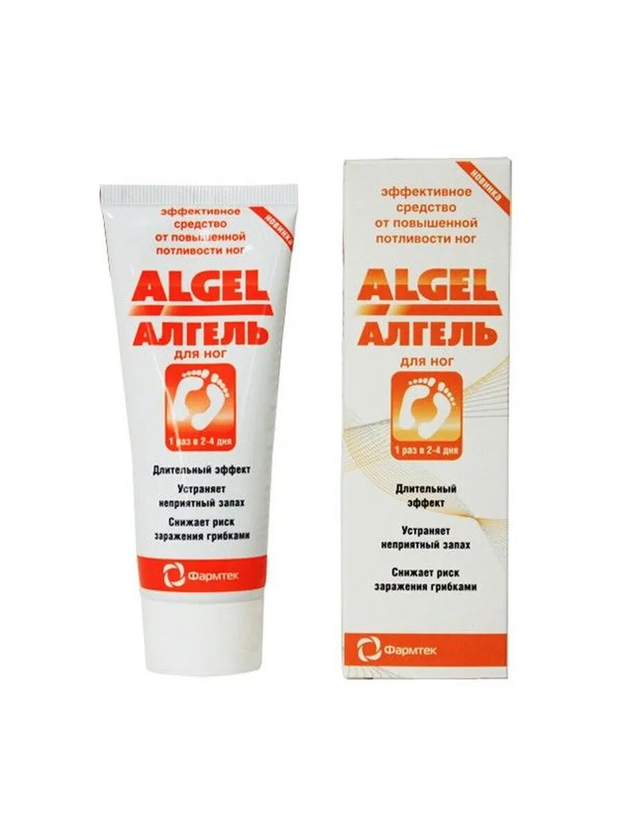 Алгель гель для ног, 75 мл, 1шт.