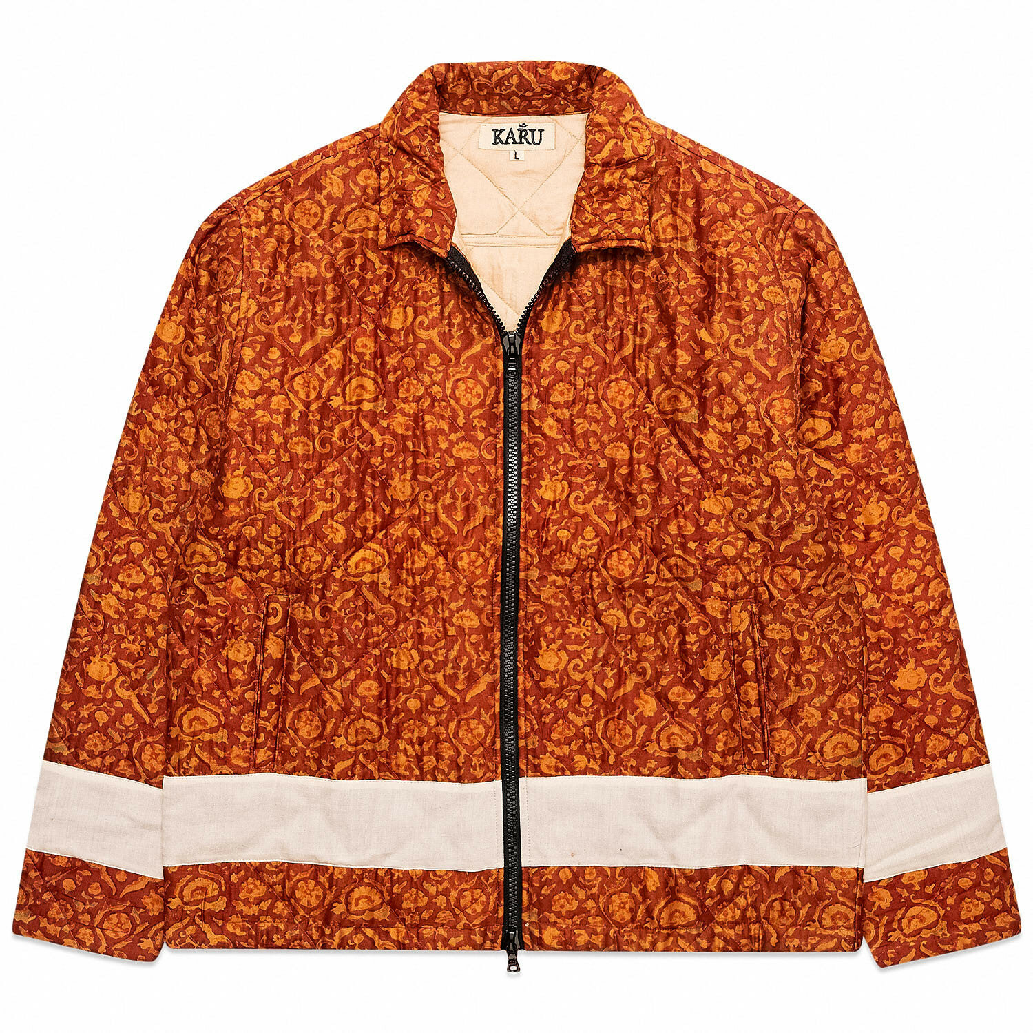 Куртка KARTIK RESEARCH Куртка Городская Kartik Research Quilted Zip Work Jacket