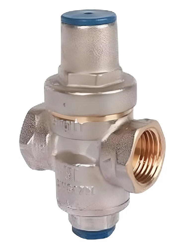 Редуктор давления STOUT PN16, внутренний/внутренний, 1/2", с выходом под манометр