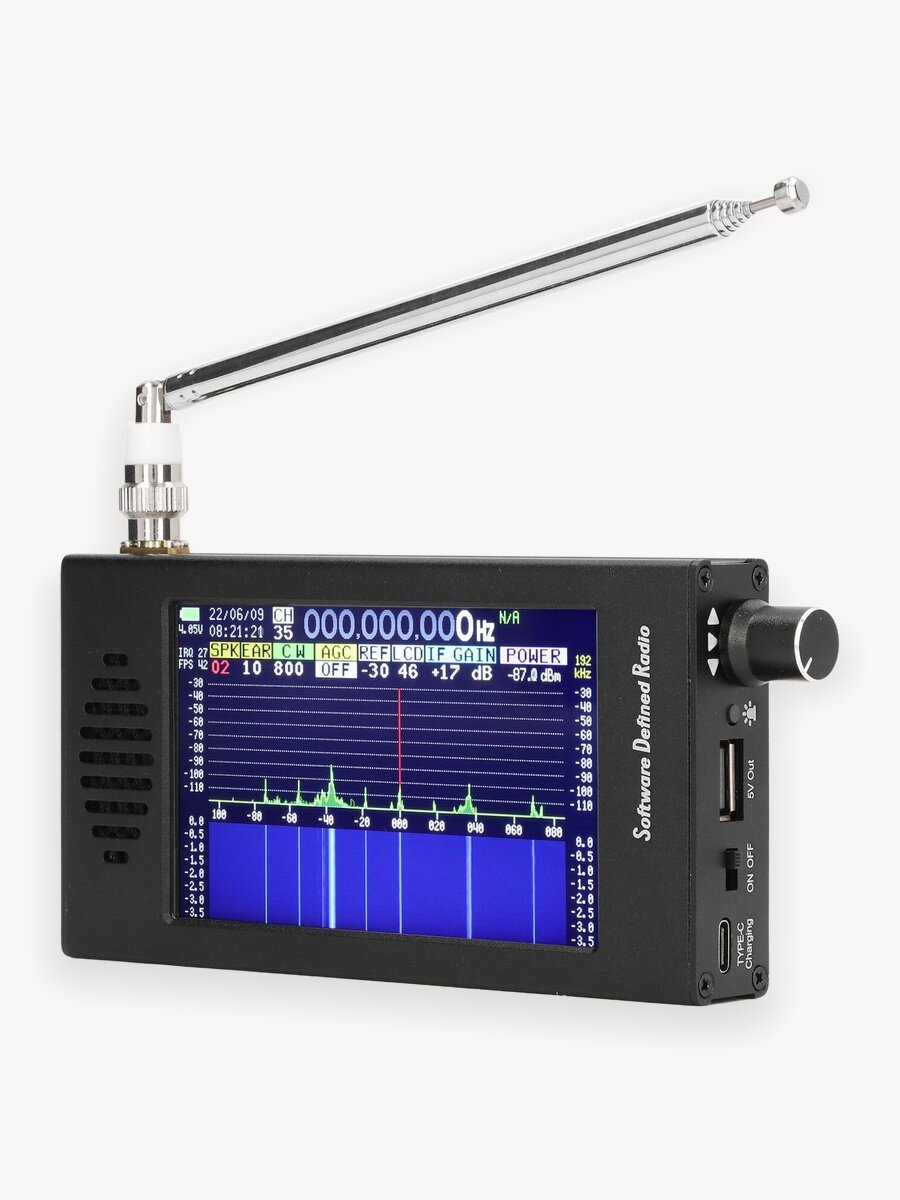 Радиоприемник DSP SDR 4,3-дюймовый сенсорный экран от 100 кГц до 149 МГц FM MW SSB CW HAM Коротковолновый радиоприемник