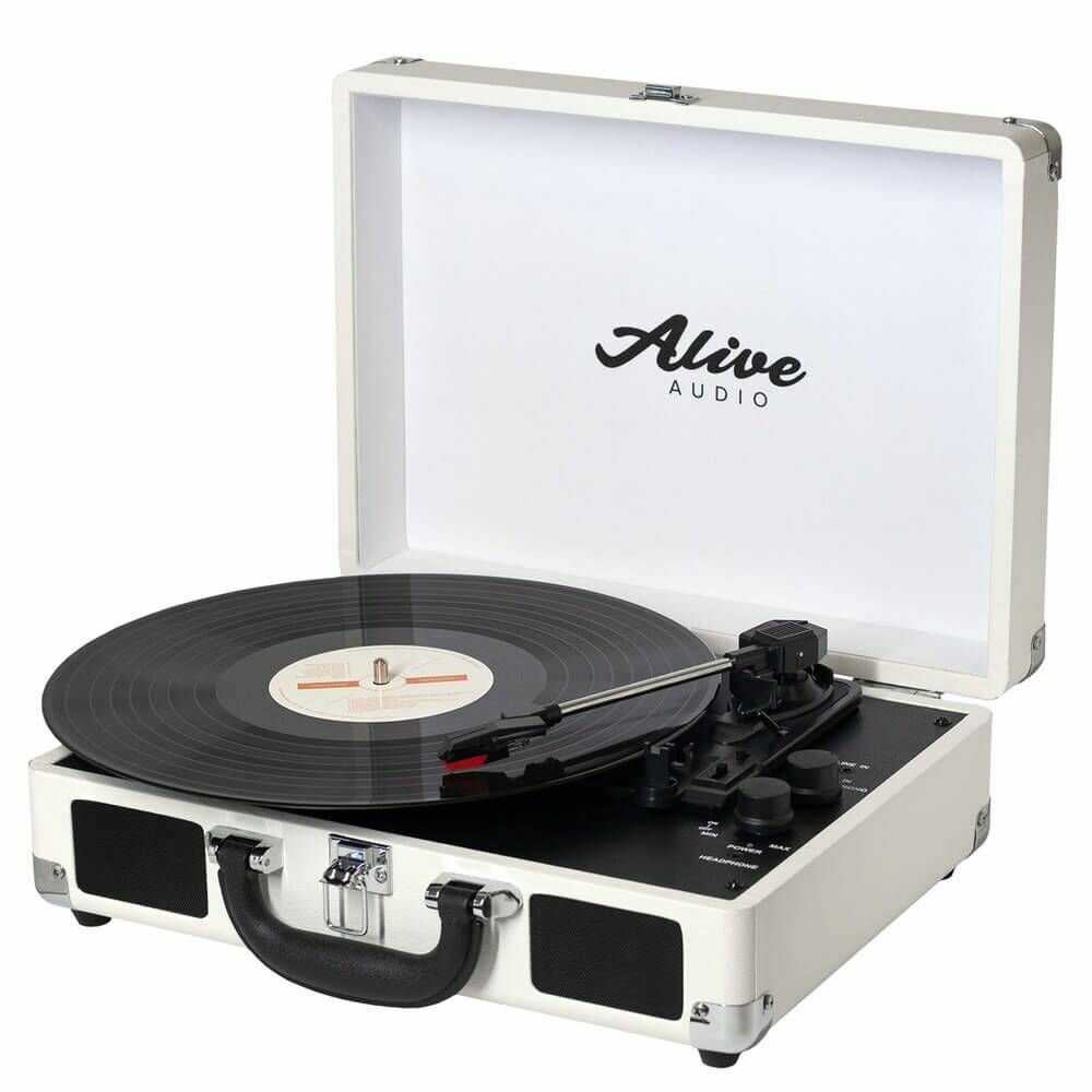 Проигрыватель виниловых пластинок Alive Audio Glam Milk, белый