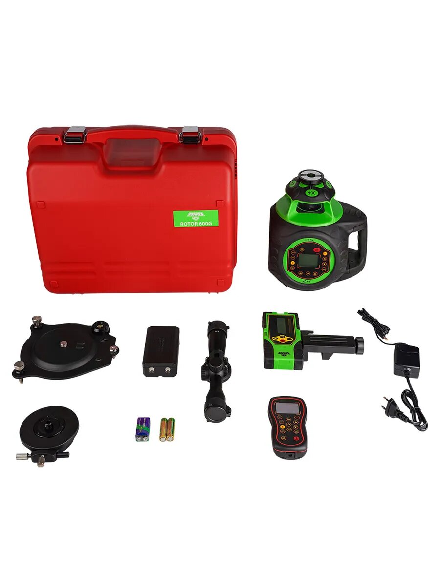 Ротационный нивелир ROTOR 600G с зеленым лучом