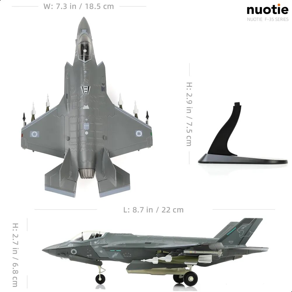 Сборная модель самолета F-35I Israel Air Force 1:72 пластик — фото 1