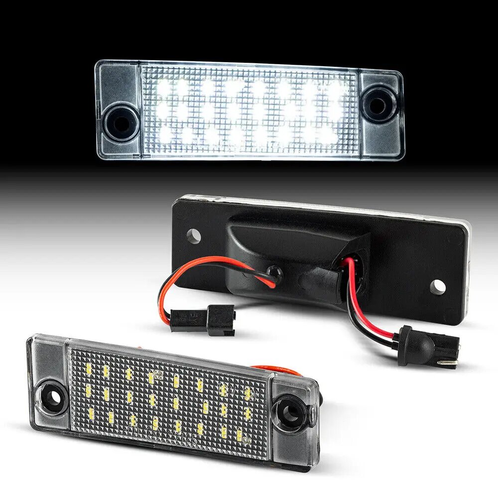 Лампы освещения для номерного знака Opel Antara 6000-2006 Chevrolet Captiva 2017-24smd Canbus, без ошибок, 2006 K, 2 шт.