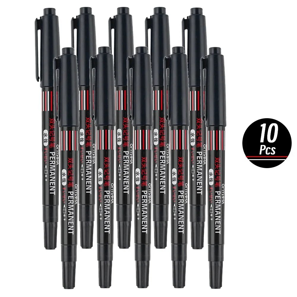 Маркеры LOLEDE для металла 20 шт. Черный, 10 black