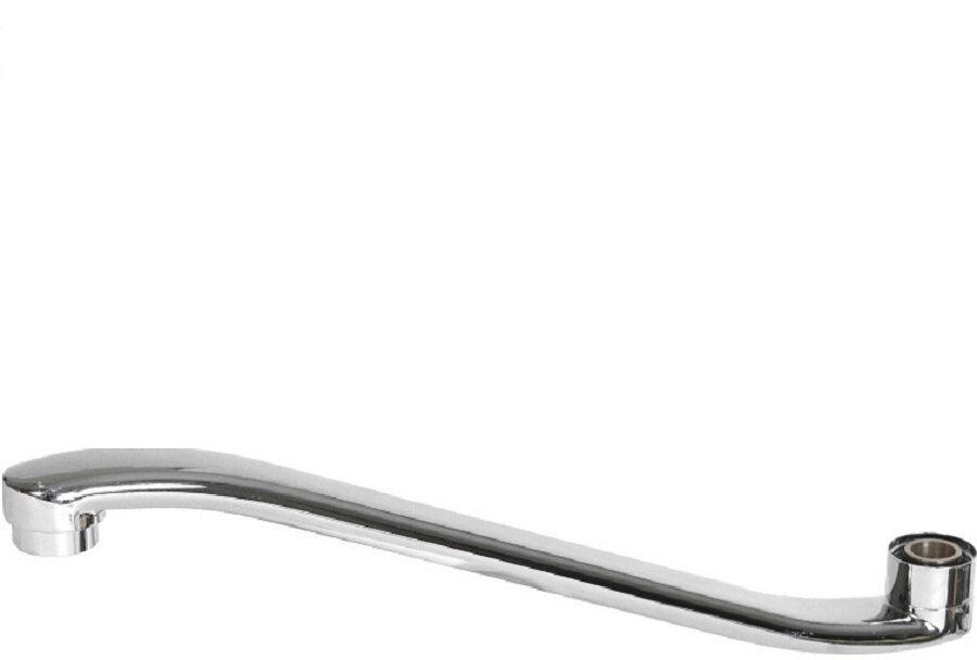 Излив (гусак) плоский изогнутый для смесителя в ванной 60 см (600мм) VIEIR