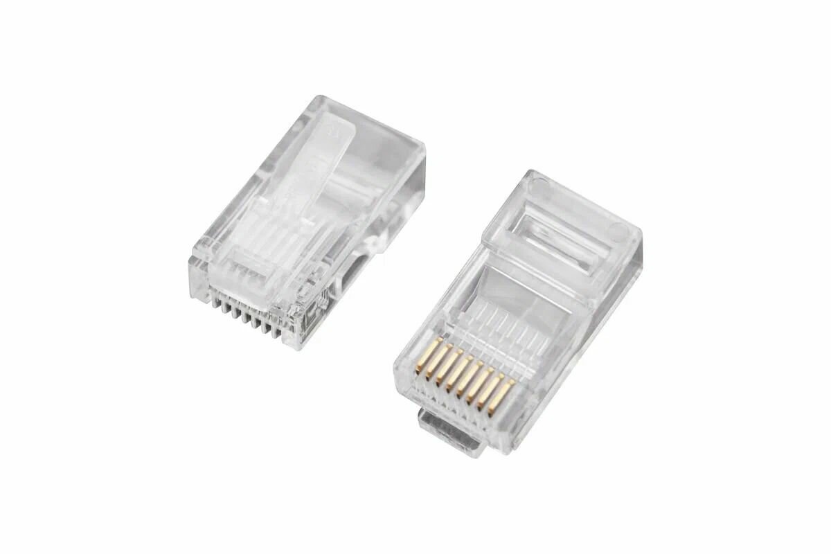 Разъем RJ-45 (8P8C) под витую пару, UTP, CAT5e (10 шт.)
