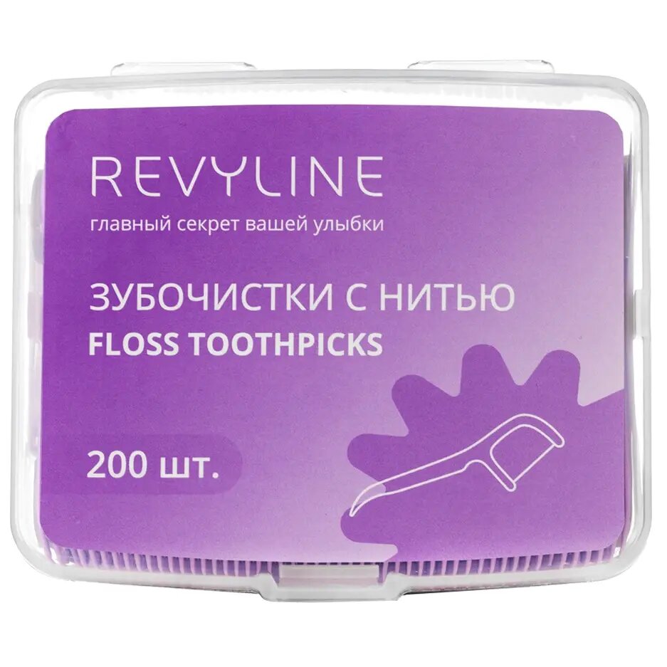 Зубочистки с нитью, 200 шт