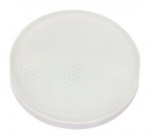 Лампа светодиодная Jazzway таблетка (комплект 5 шт) GX53 10W(840lm) 5000K 4K 75x28 матовая