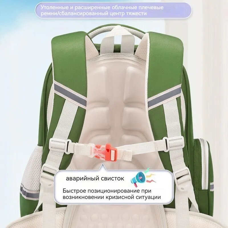 Babilu Рюкзак детский школьный портфель 30*16*43 см для девочек и мальчиков розовый портфель — фото 1