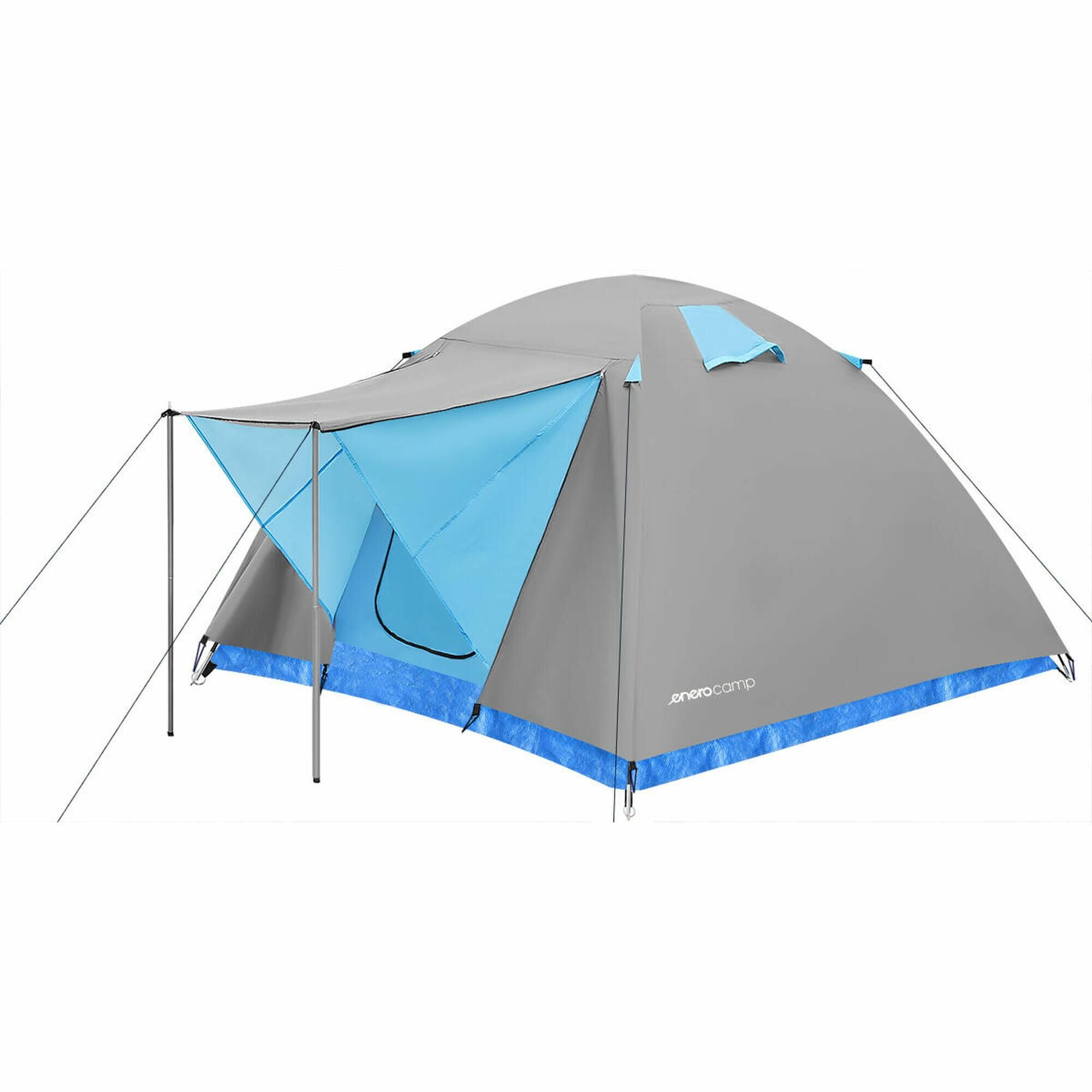 Палатка Decathlon Enero Camp Iglo Savana, 4-местная, овальная, полиэстер, 210х240х130 см
