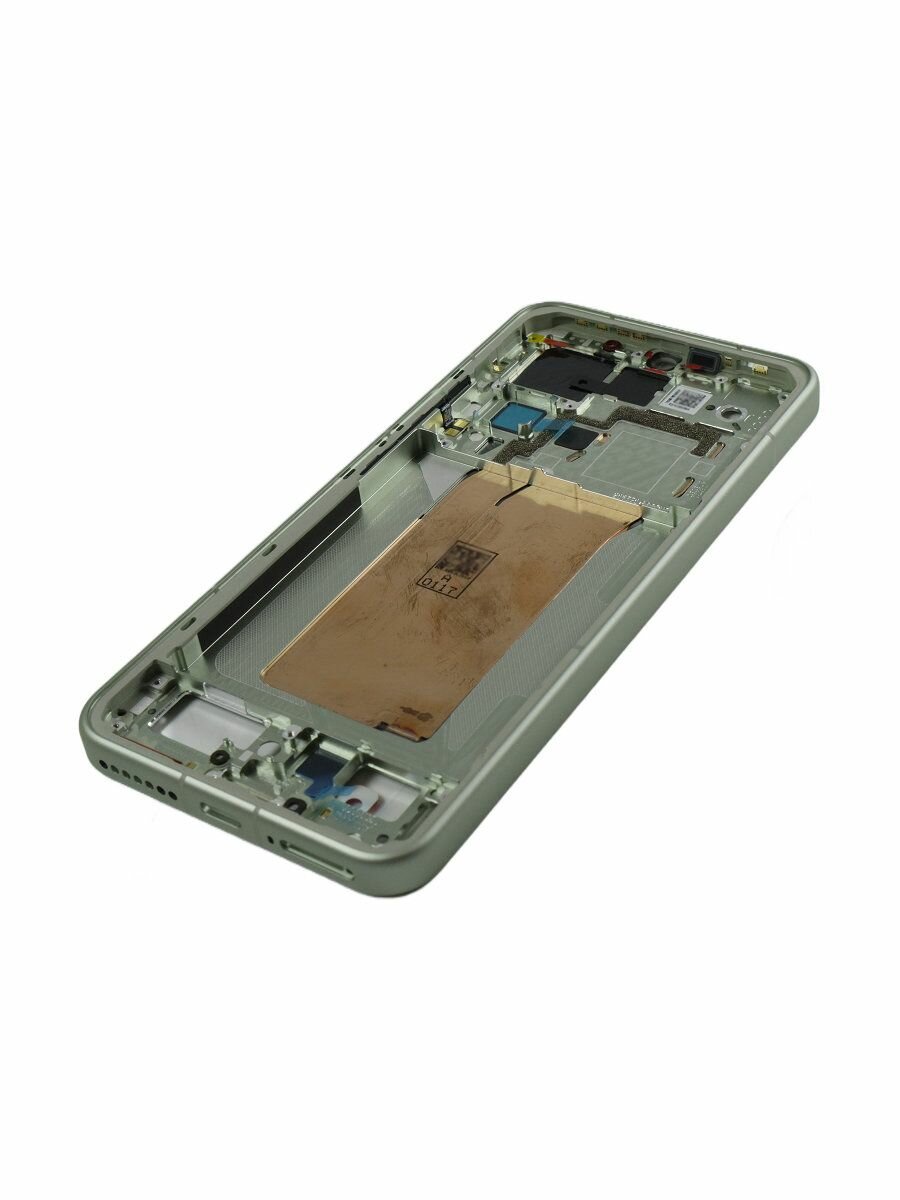 Рамка (средняя часть корпуса) для Xiaomi 15 зеленая (Green)