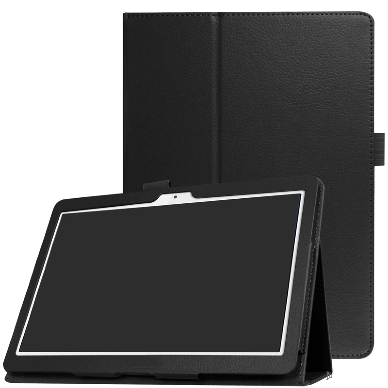 Чехол-обложка MyPads для Huawei MediaPad M3 Lite 10 с функцией мульти-подставки черный