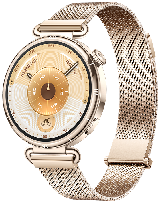 Смарт-часы HUAWEI WATCH GT 6 41mm Gold Aluminium Case, Gold Milanese Strap(Konsu-B19M)