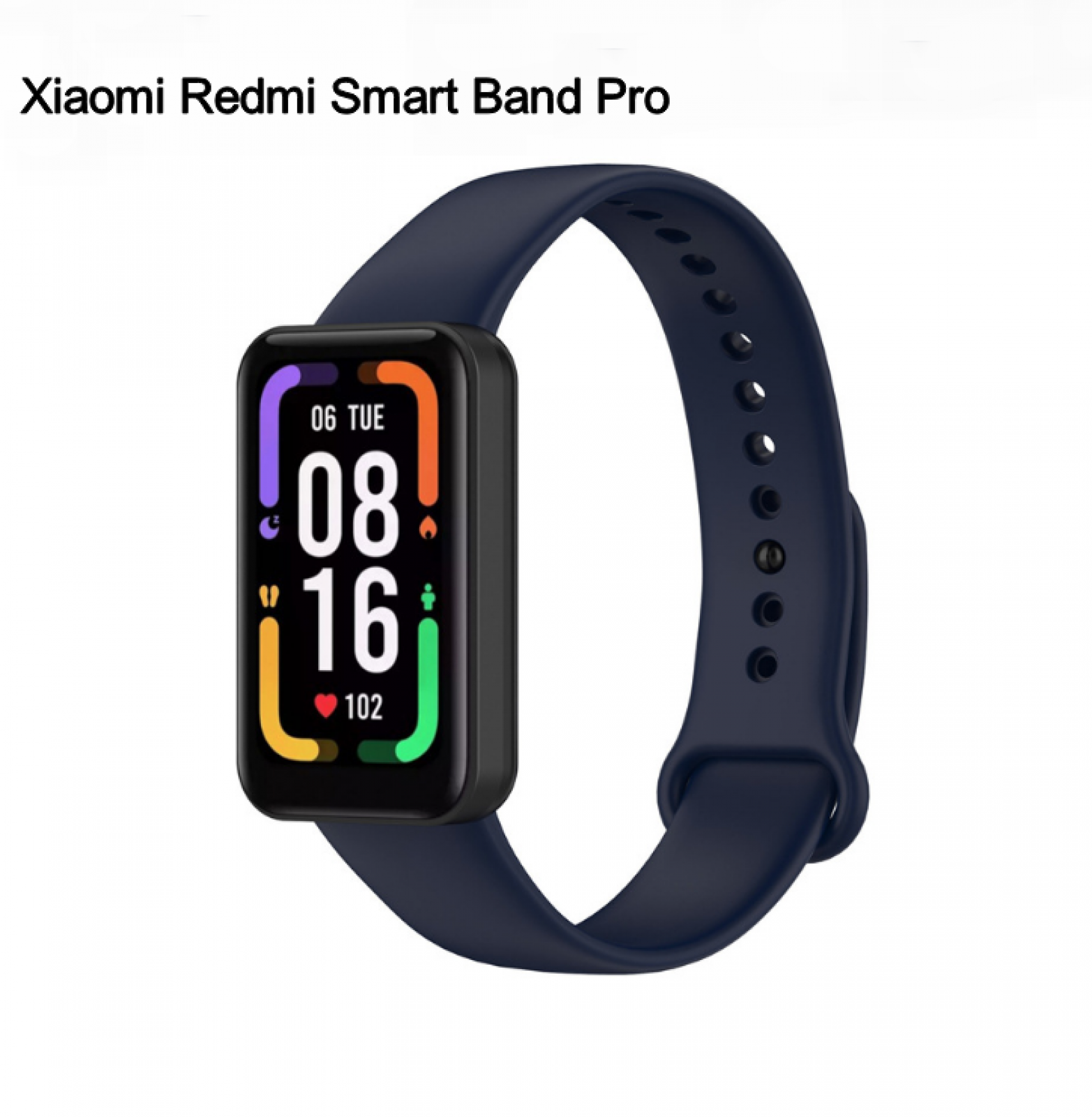 Силиконовый гипоаллергенный ремешок MyPads Hypo для Xiaomi Redmi Smart Band Pro с быстрой заменой, синий