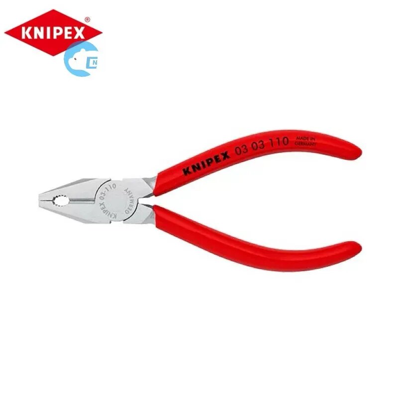 Компактные тиски KNIPEX с 4-дюймовыми мини-кусачками для проволоки KN-0303110