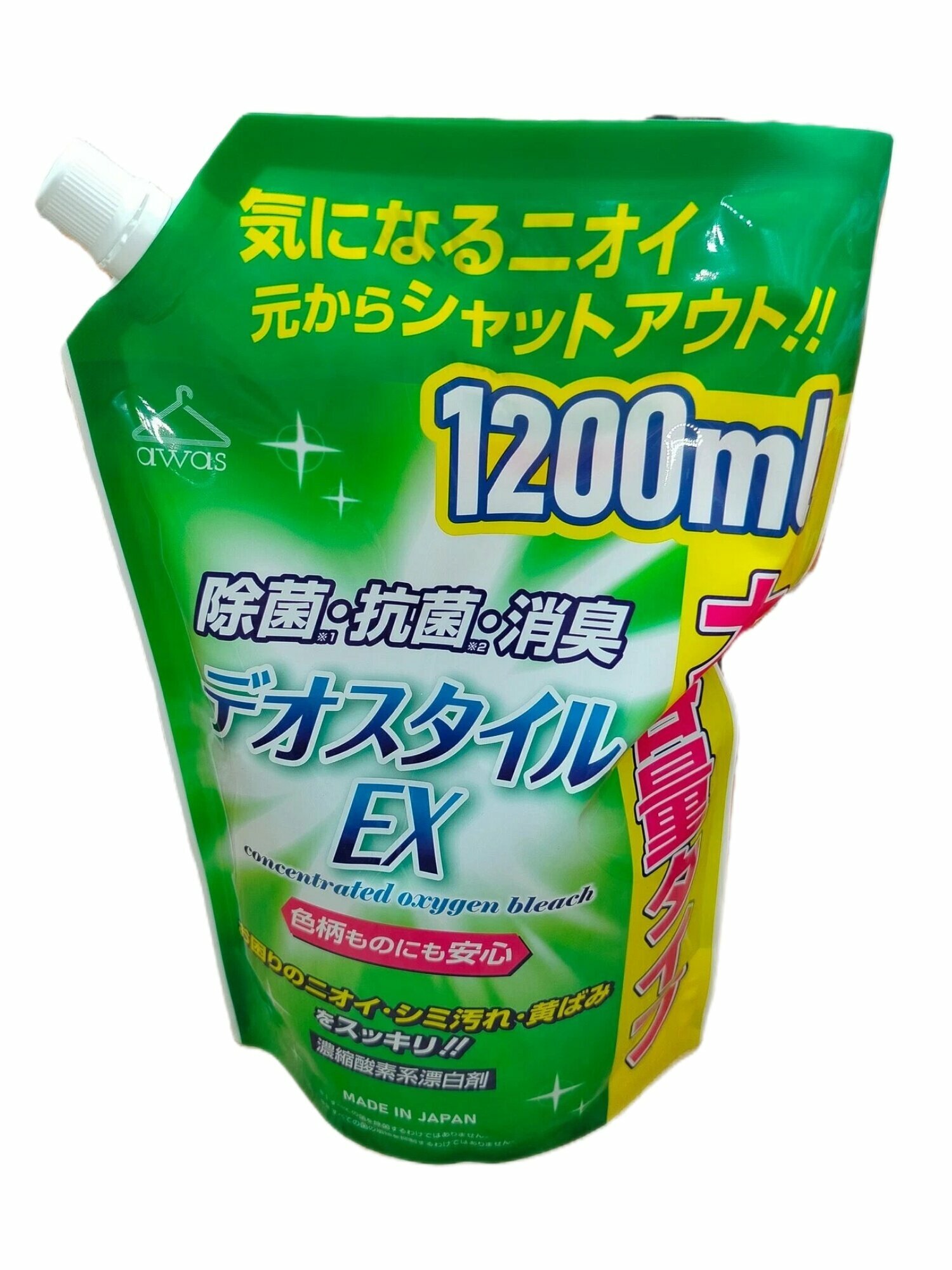 Кислородный отбеливатель Rocket Soap, концентрат, мягкая упаковка с крышкой, 1200 мл