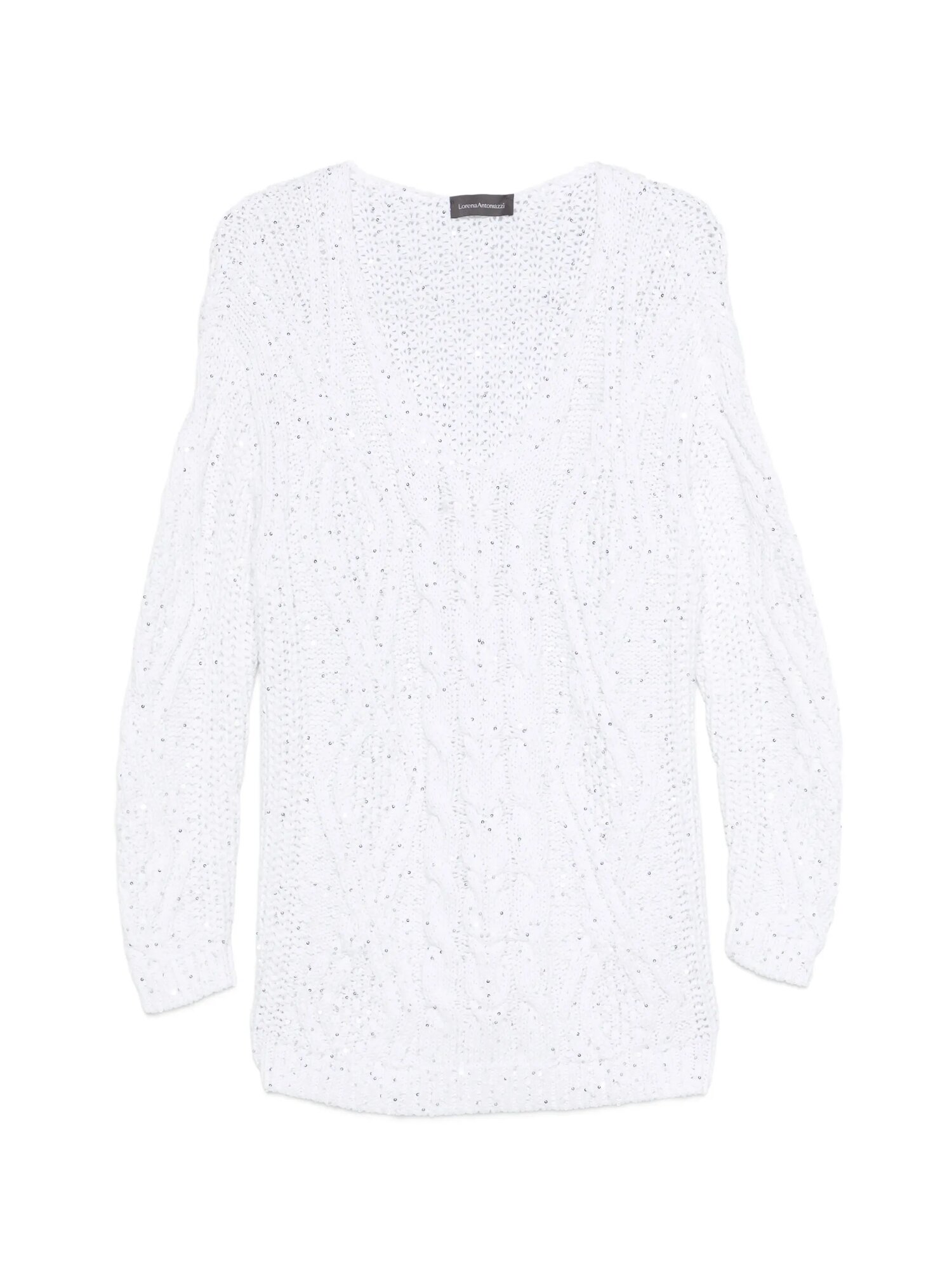 Свитер Cable-knit embellished sweater