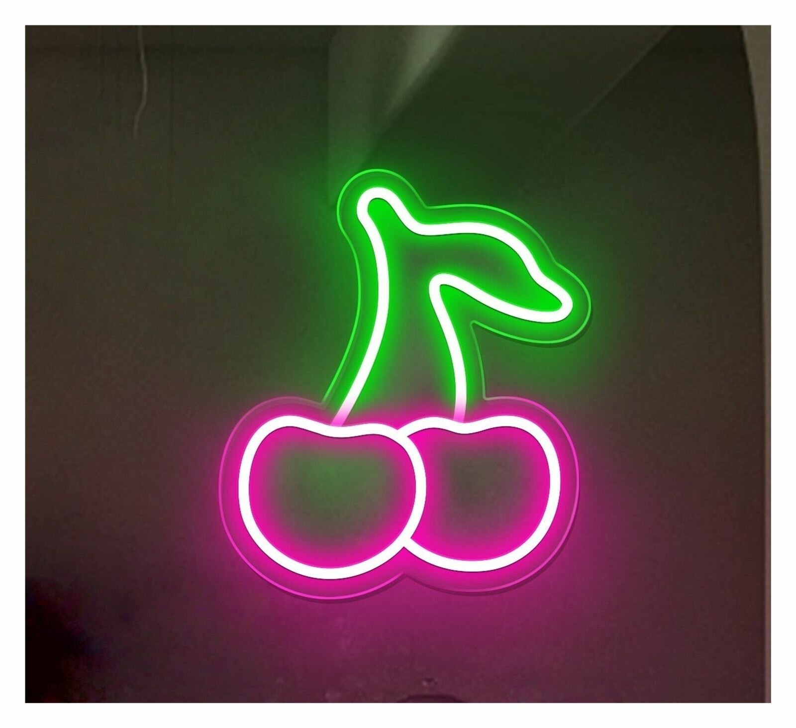 Неоновая Вывеска Вишневого Цвета Домашний Декор, 40см