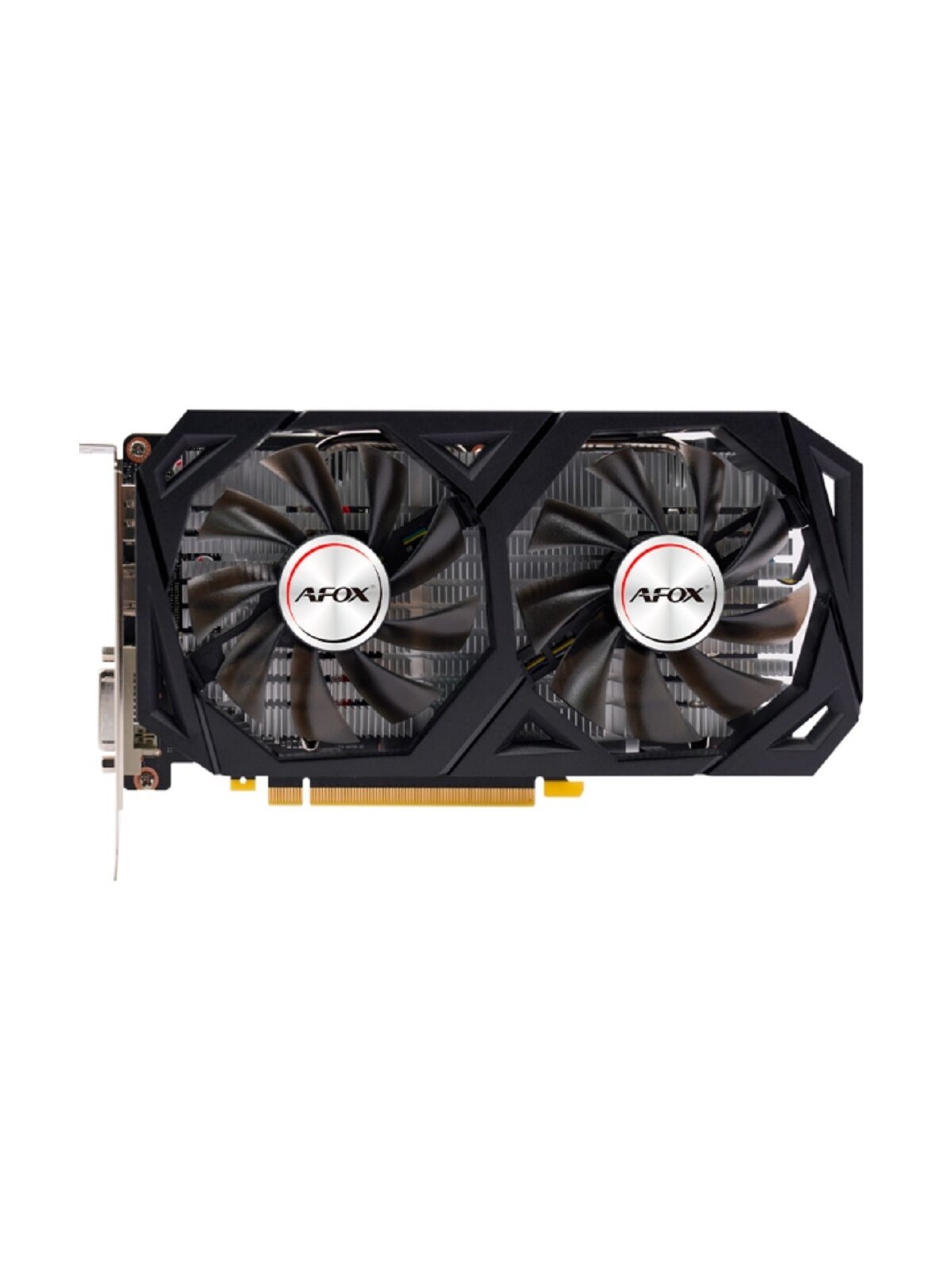 Видеокарта AFOX GTX1660TI 6Gb 192bit GDDR6 DP/DVI/HDMI ATX Dual Fan (AF1660TI-6144D6H7-V4) RTL