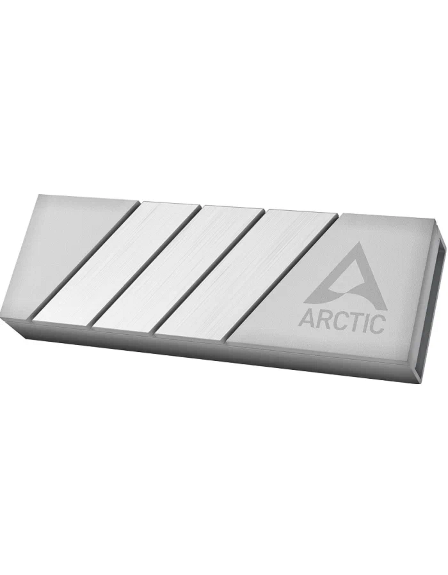 Радиатор ARCTIC M2 Pro ACOTH00002A, для SSD, алюминиевый, серебристый