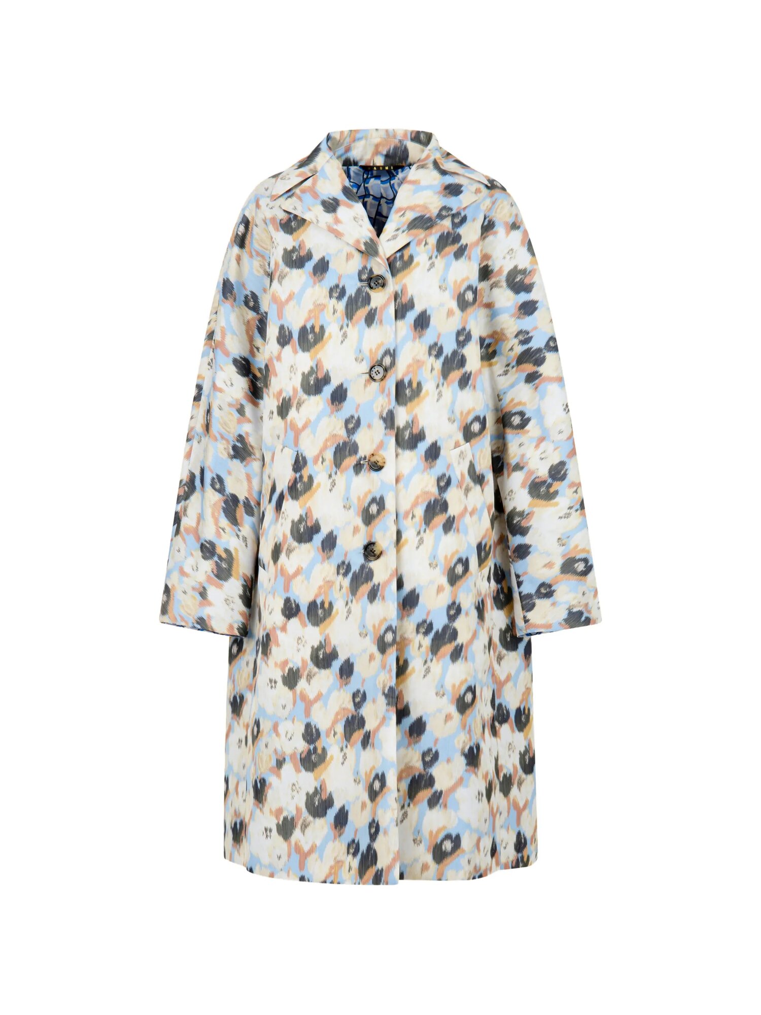 Пальто Printed button parka coat