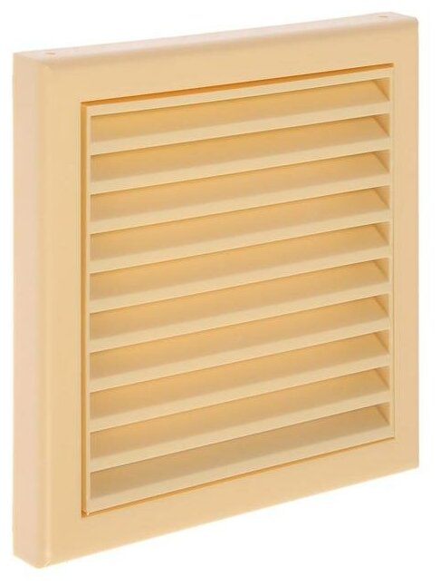 VENTS Решетка вентиляционная VENTS, МВ 100 с, d=100 мм, 154x154 мм, разъемная, бежевая