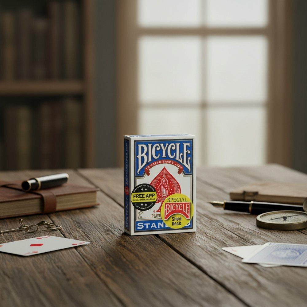 Карты пластиковые "Bicycle Standard Short Blue" 62208 Bicycle