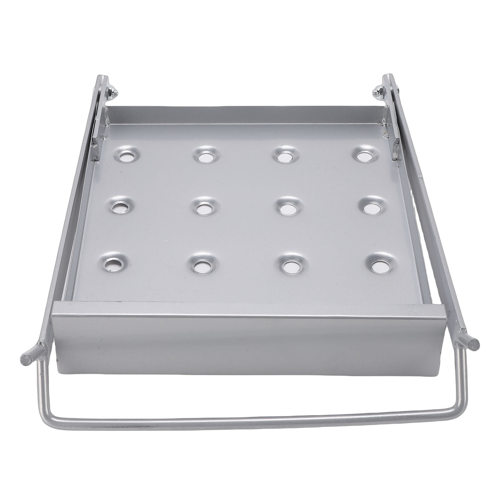 Выдвижная Рабочая Платформа для Лестничной Площадки Многофункциональная Складная Портативная Железная Лестница для Ремонта Дома Серебро