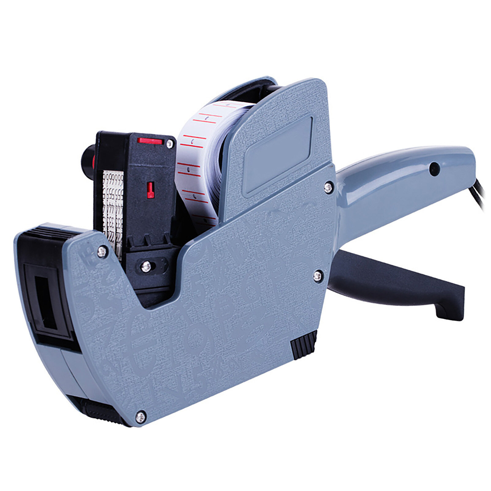 Этикетировочная машина для ценников ручная, с удобным захватом, простая в эксплуатации, пластиковая, для магазинов