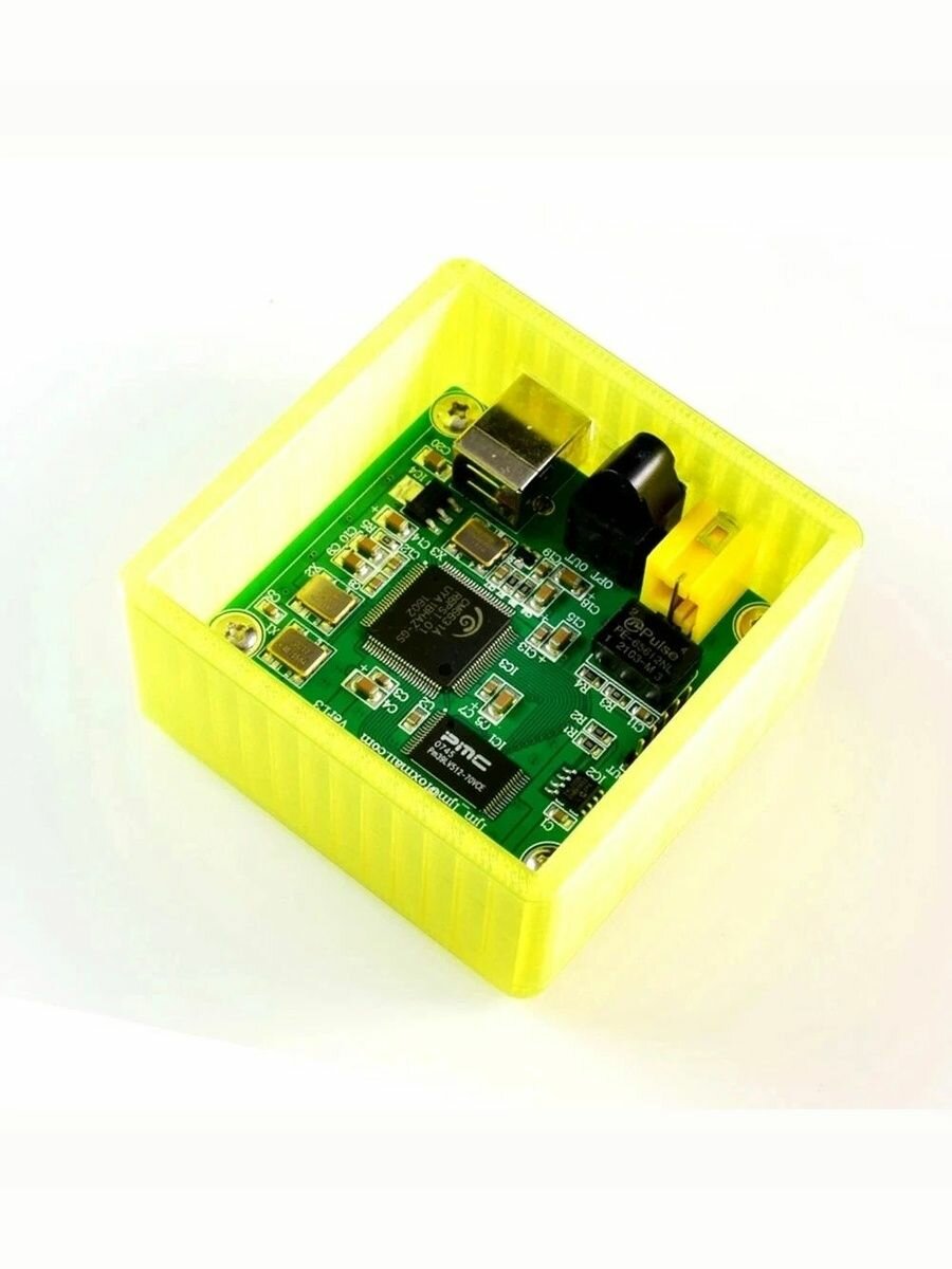 Плата декодера DAC с коаксиальным волоконным выходом HiFi CM6631A 32bit 384K USB to SPDIF Box