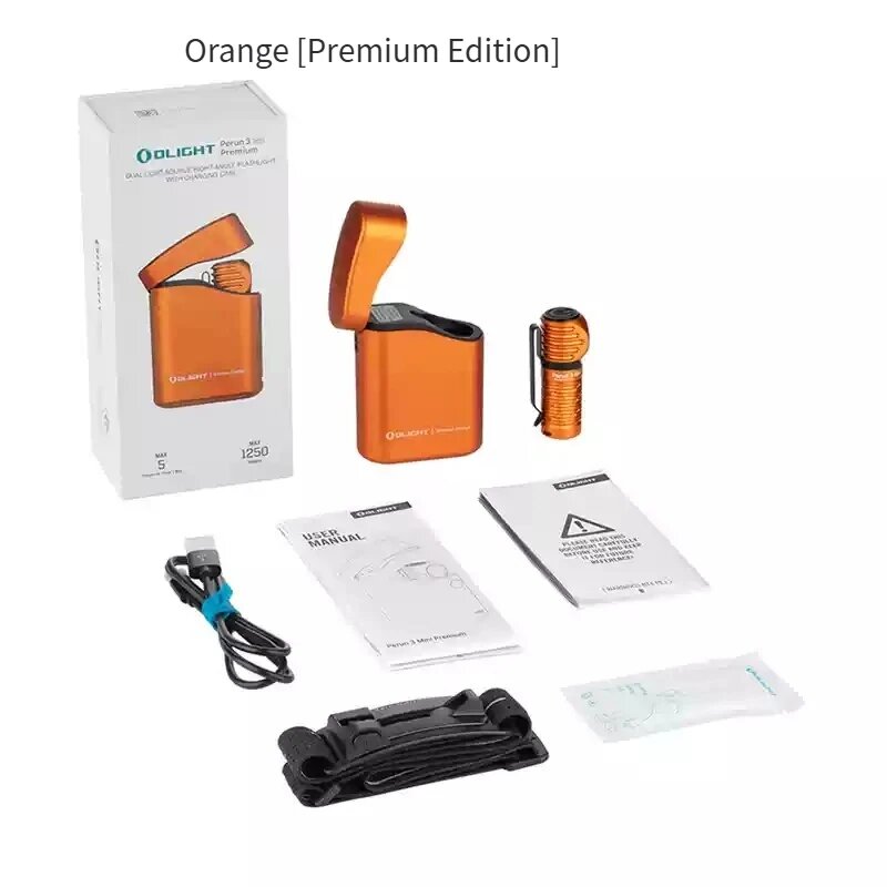 Фонарь OLIGHT Perun 3 Defense Mini, Orange Premium