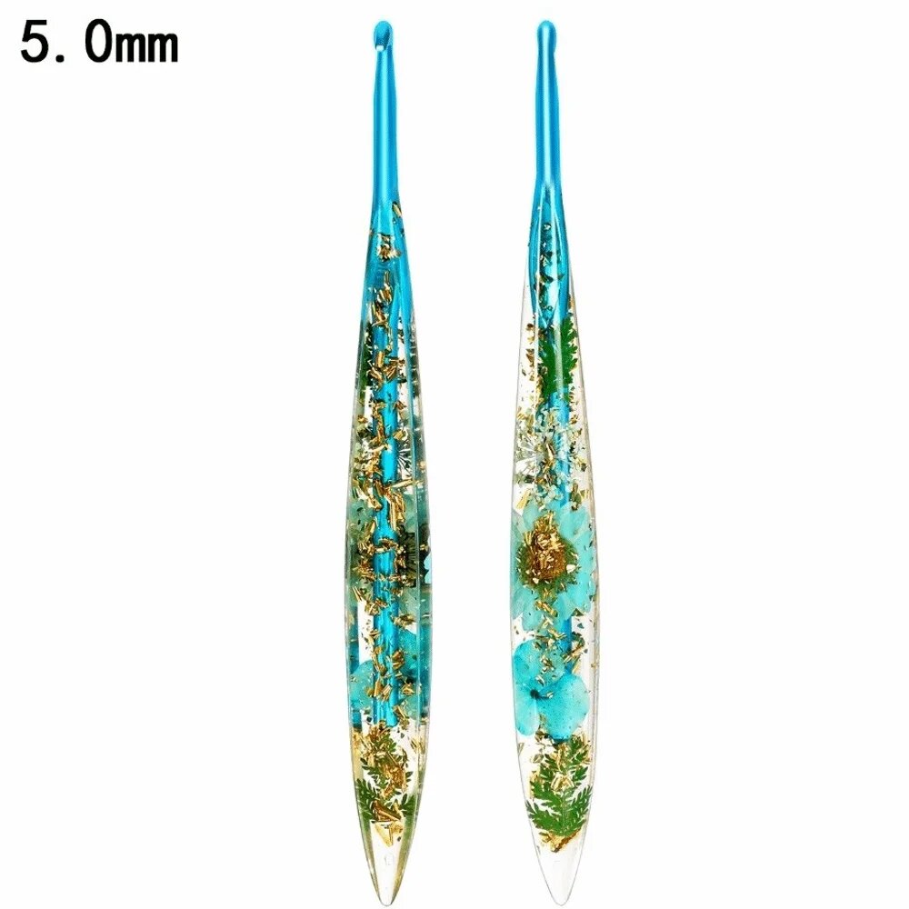 Крючки для вязания Floral Resin 2.0-6.0 мм 5.0MM