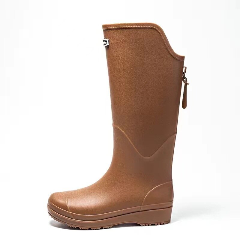 Дропшиппинг мужских и женских высоких резиновых сапог, модных резиновых сапог, водонепроницаемой обуви для активного отдыха, резиновой обуви, а также водонепроницаемых сапог с флисовой подкладкой и утолщенной подошвой для женщин. EU:44